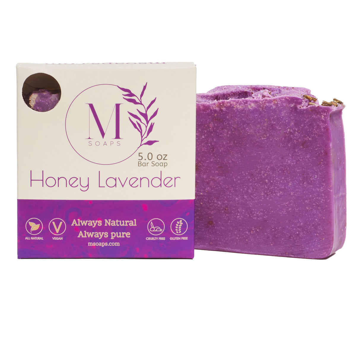Honey Lavender Bar Soap | M Soaps – M Soaps